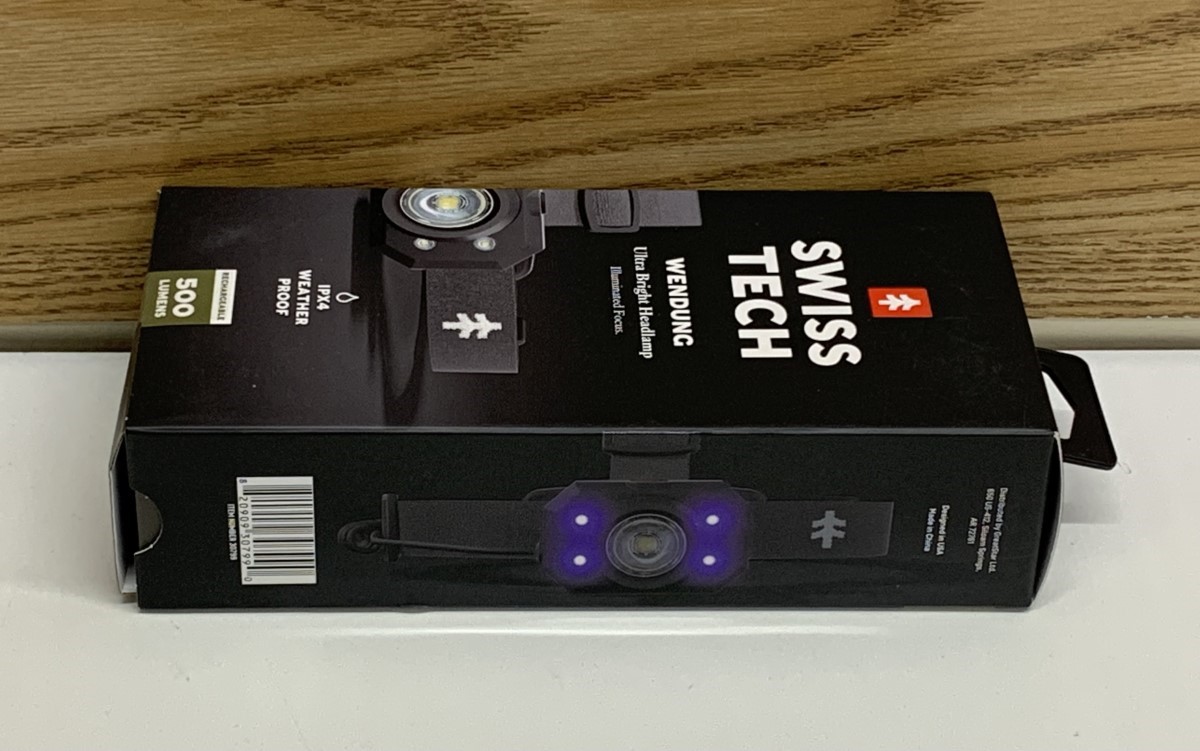 SWISS TECH WENDUNG RECHARGEABLE LED HEADLAMP, IPX4 Brand New | Buya