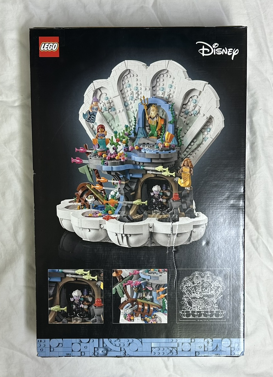 LEGO DISNEY: THE LITTLE MERMAID ROYAL CLAMSHELL (43225) Brand New | Buya
