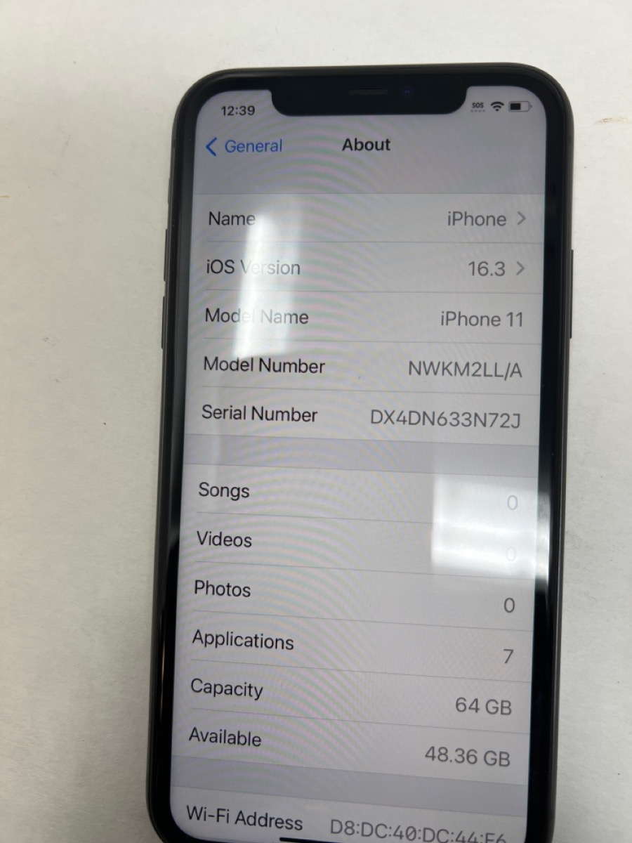 APPLE NWKM2LL/A AT&T IPHONE 11 64 GB (MEE-JLK) Like New | Buya