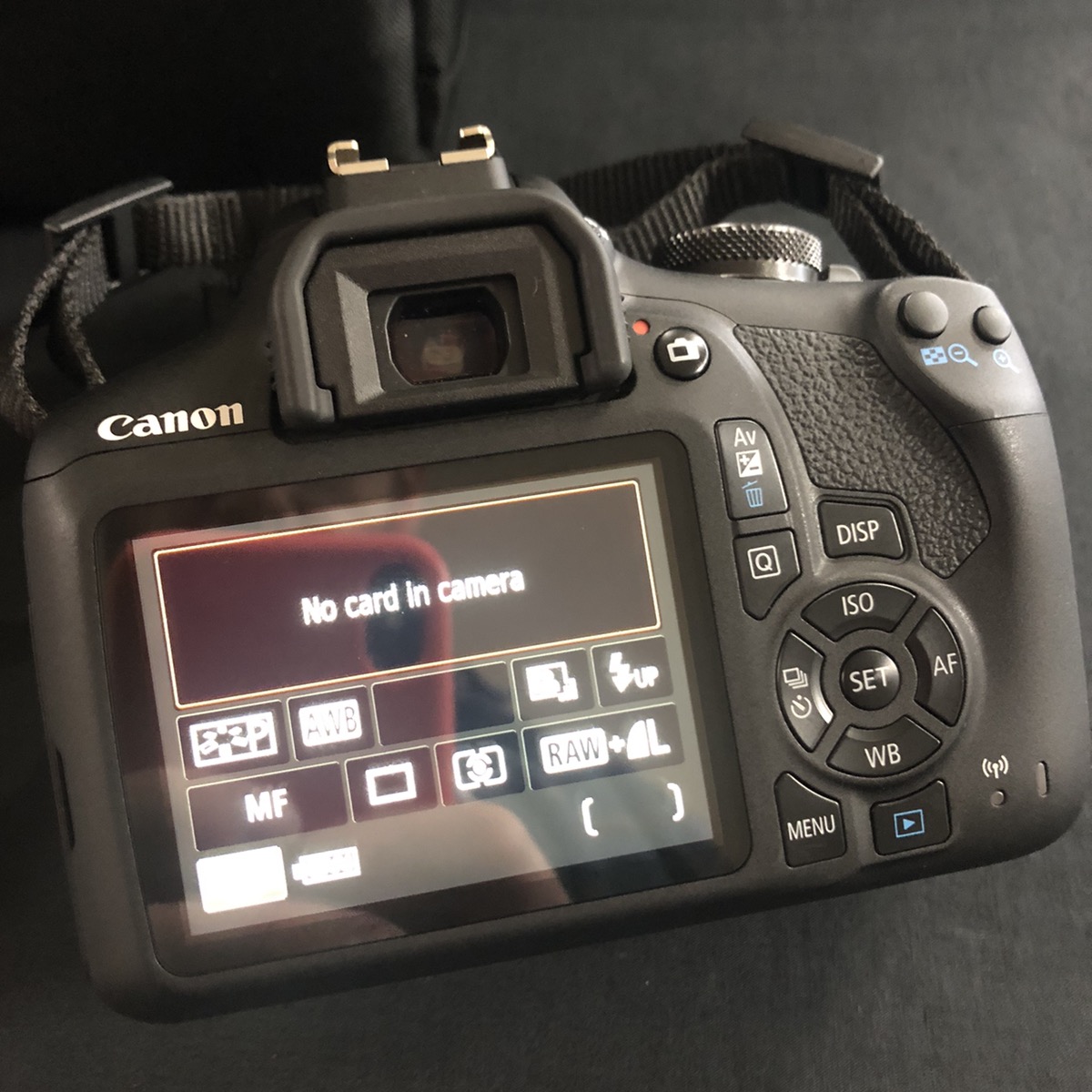 CANON EOS REBEL T7 W/18-55 75-300MM KIT WITH BAG BATT/CHRG Acceptable ...