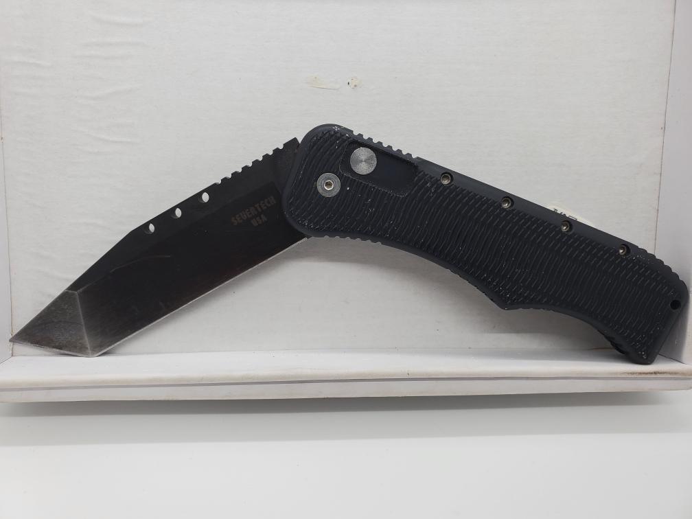 Severtech USA Tanto Automatic Folding Knife - Custom Arizona Knife ...