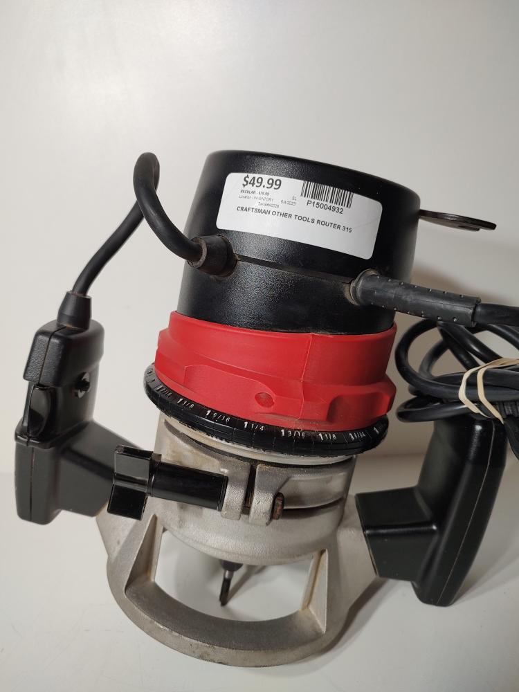 CRAFTSMAN ROUTER 315.175040 Very Good | Buya