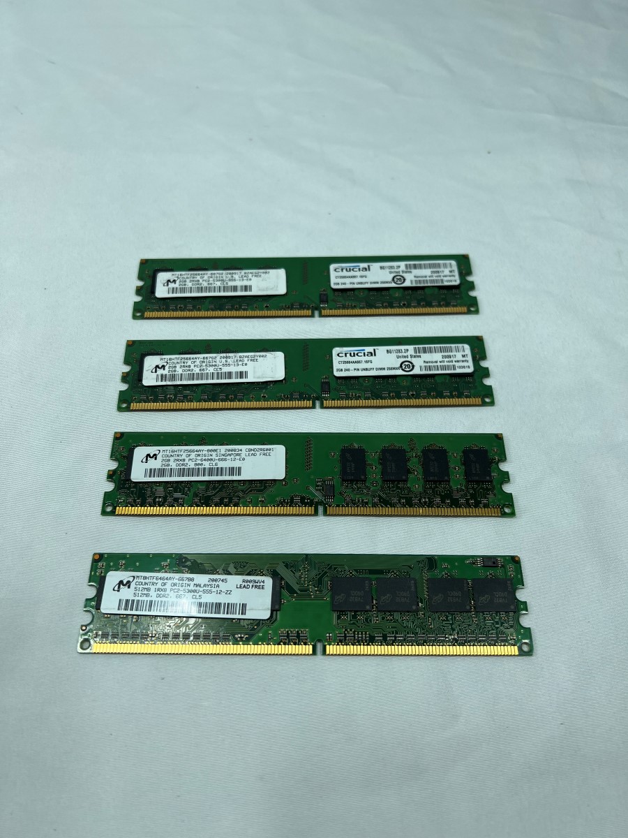 CRUCIAL MEMORY DDR-2 2 GIG DESKTOP RAM Very Good | Buya