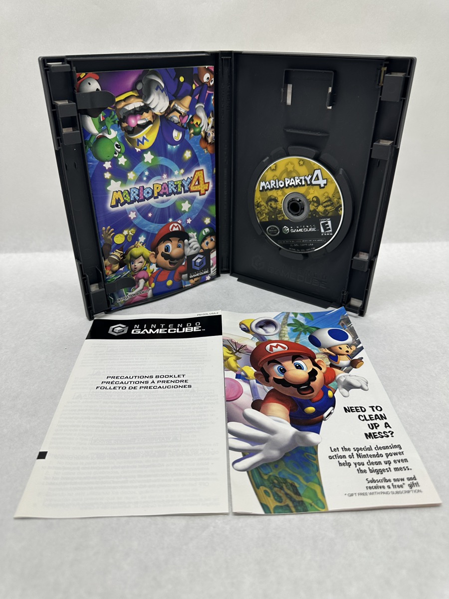RARE Nintendo Gamecube Mario Party 4 (2002 CIB KMart Exclusive) Game ...