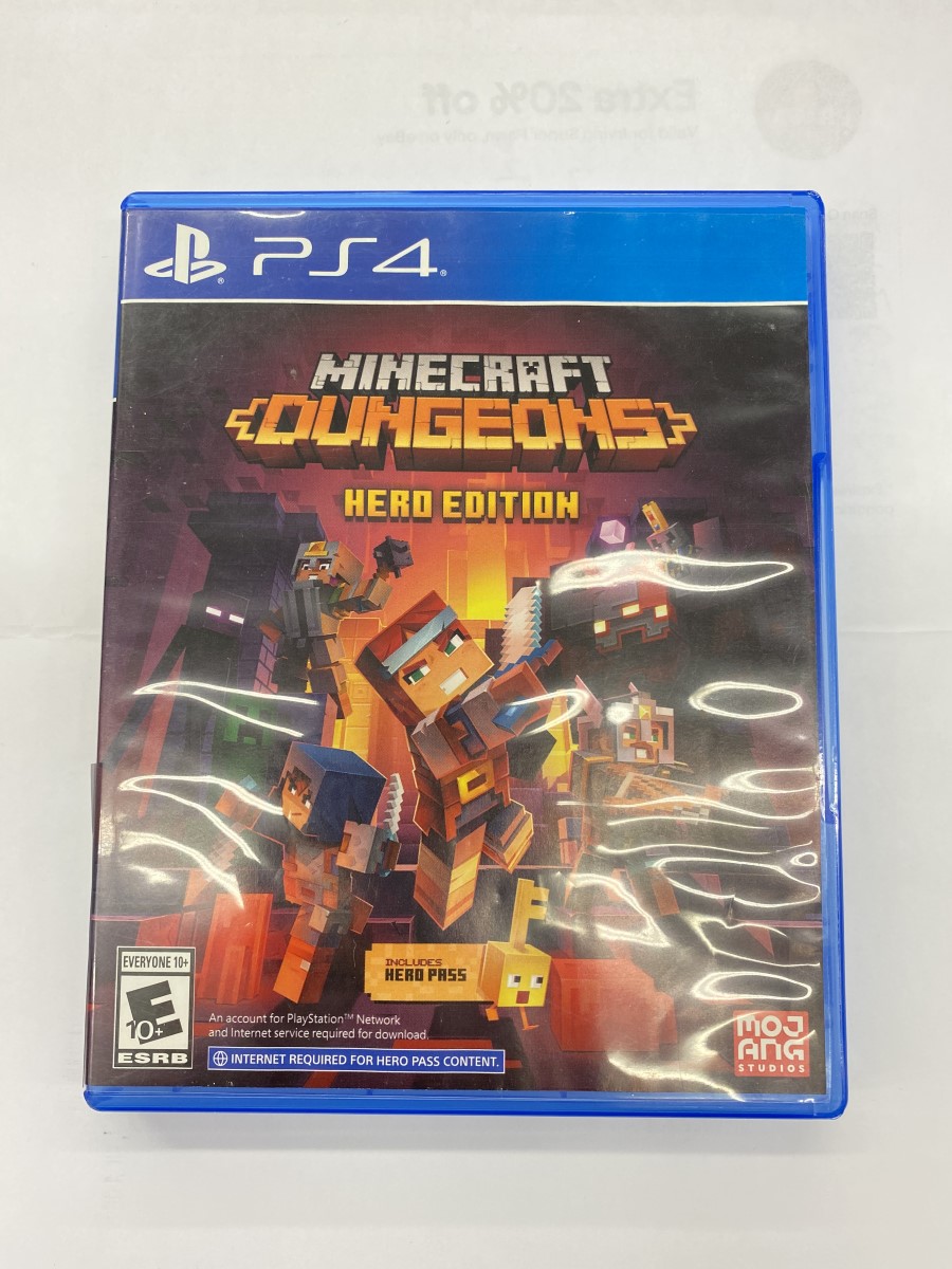 SONY PLAYSTATION 4 GAME: MINECRAFT DUNGEONS HERO EDITION Very Good | Buya