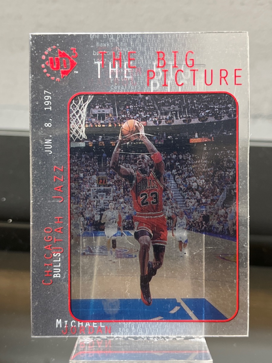 Michael Jordan 1997-98 Upper Deck UD3 The Big Picture Bulls Jazz Very ...