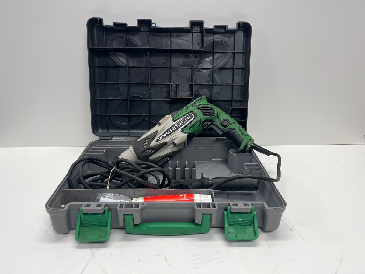 Hitachi Corded Rotary Drill With Bits and Case Very Good | Pawn 1 ...