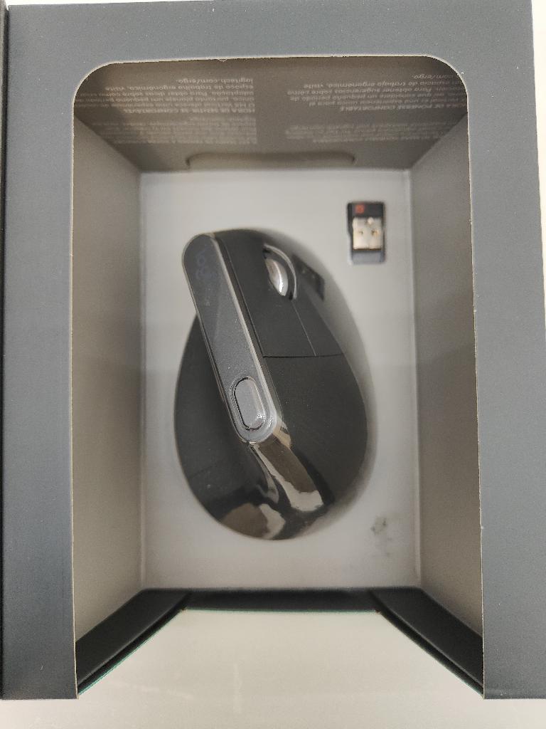 Logitech MX Vertical Advanced Ergonomic Mouse Wireless USB Receiver ...