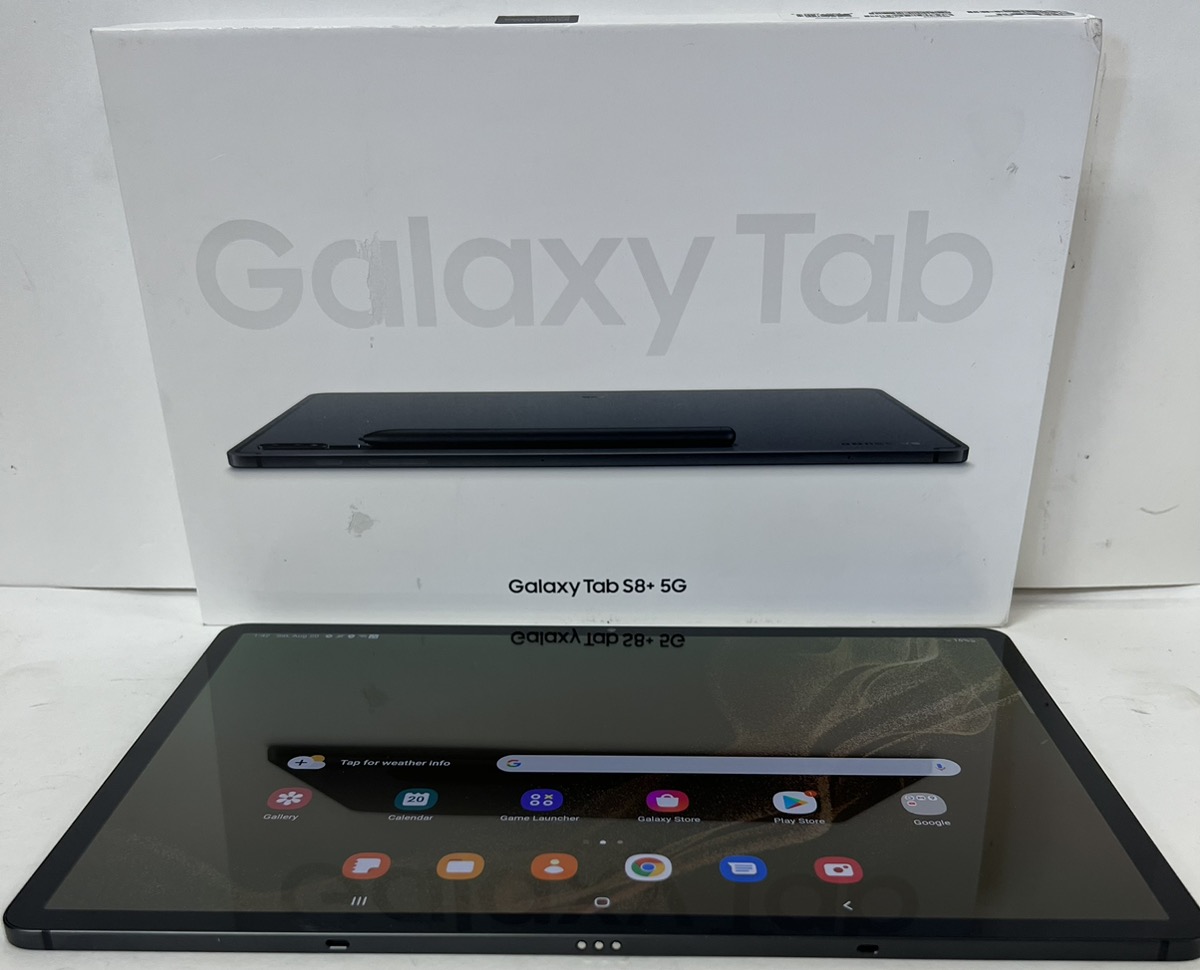 Samsung Galaxy Tab S8+ Plus 128GB Wi-Fi + 5G 12.4" SM-X808U Graphite ...