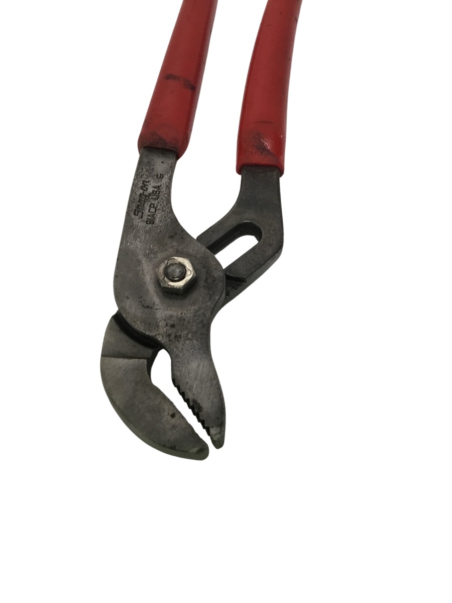 SNAP ON TOOLS 9" ADJUSTABLE JOINT INTERLOCKING CHANNEL PLIERS (RED ...