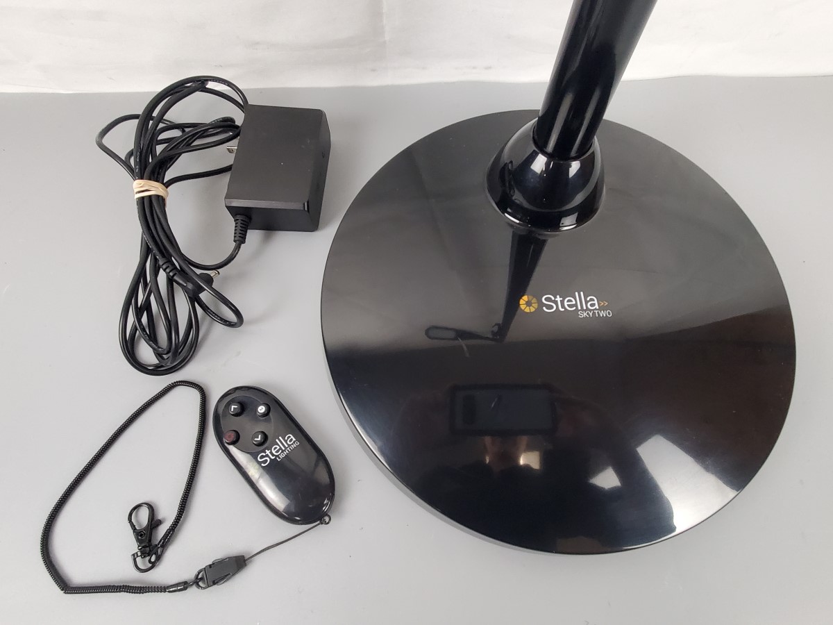 BLACK STELLA SKY TWO FLOOR LAMP Stella Lighting #SS2-10W-IM-002B ADJUSTABLE Very Good | Buya