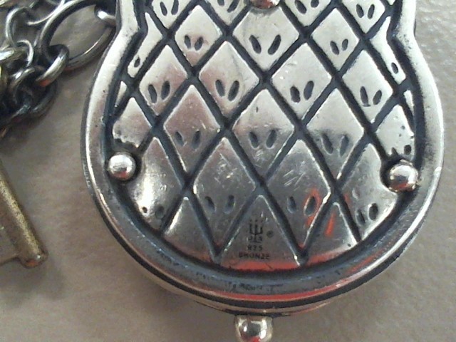 RETIRED JAMES AVERY OWL LOCK AND KEY NECKLACE Pre-owned | Buya