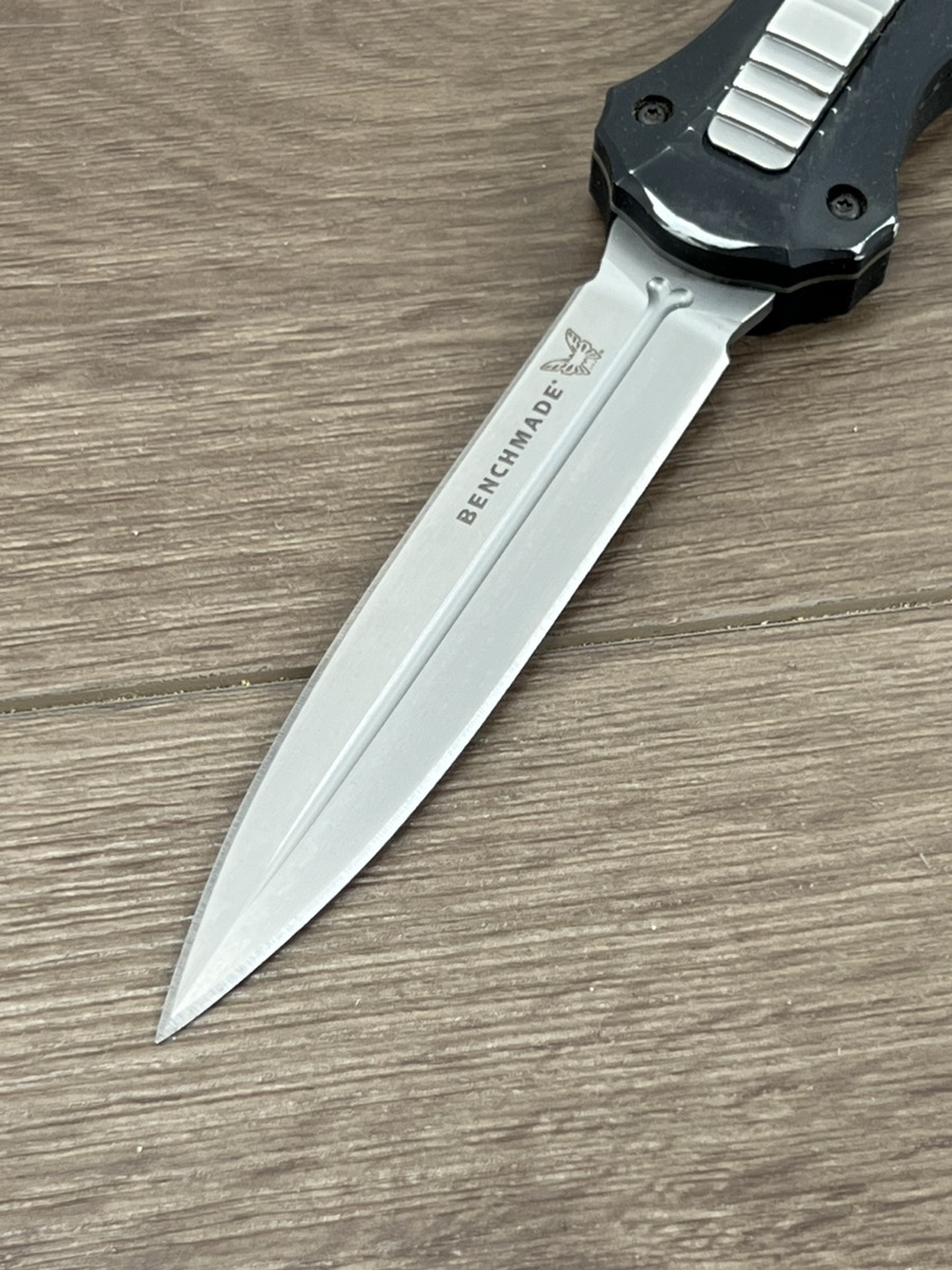 BENCHMADE INFIDEL 3300 D2 MCHENRY 4" DOUBLE EDGE BLADE + MOLLE SHEATH ...