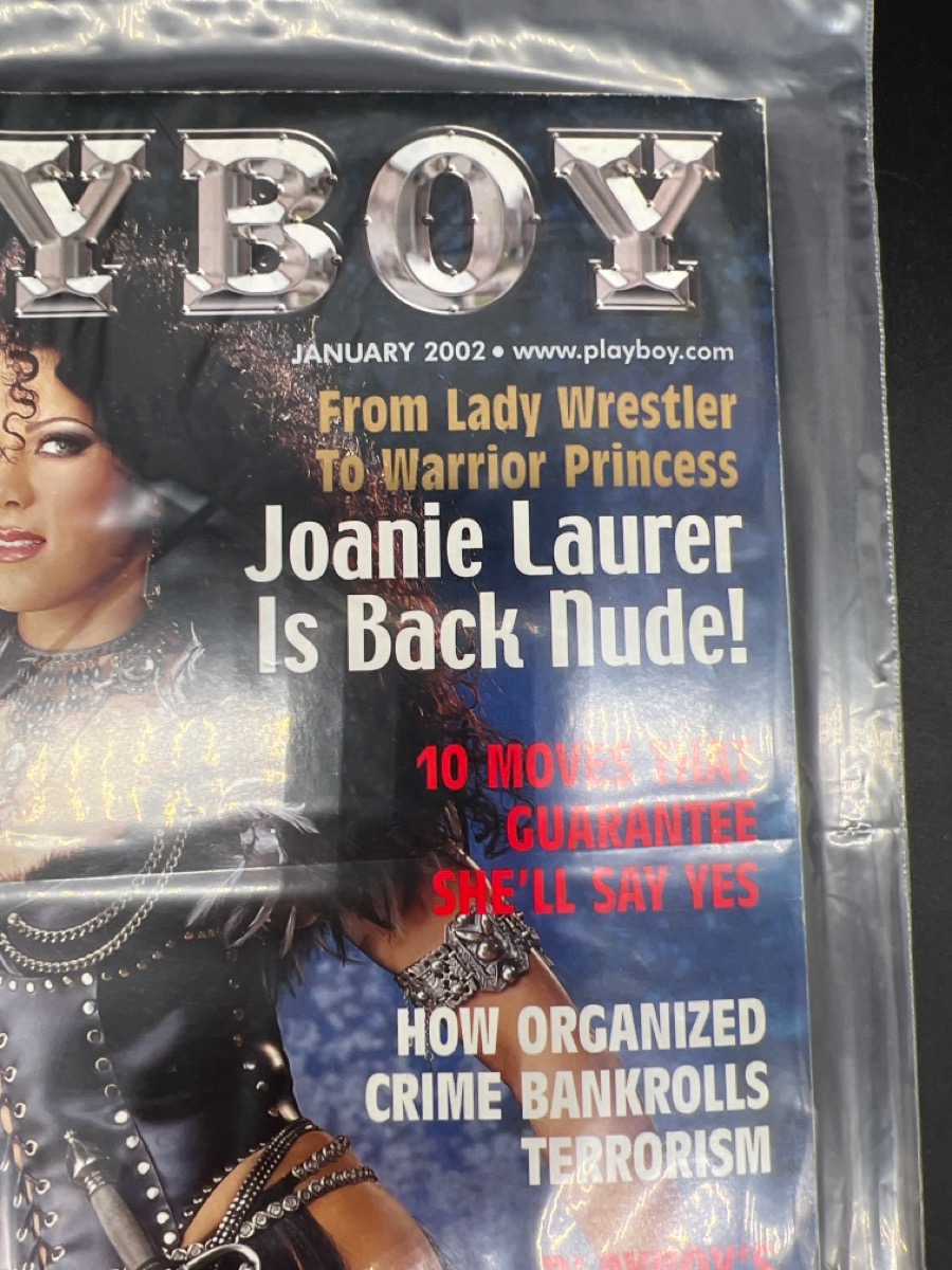 PLAYBOY MAGAZINE , JOANIE LAURER , PLASTIC WRAPPED , GOOD CONDITION , DRPREOS Good | Buya