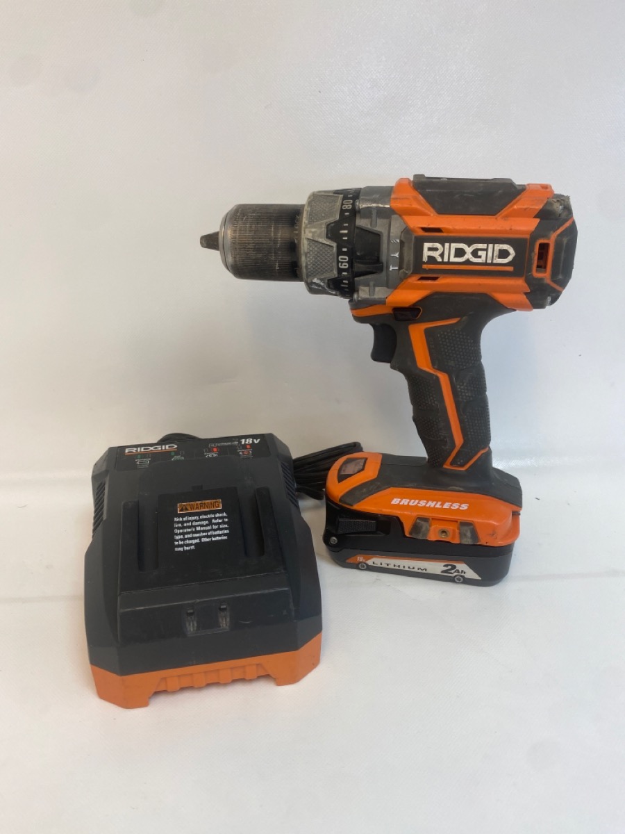 RIDGID TOOLS 18V HAMMER DRILL R86116 Very Good | Buya