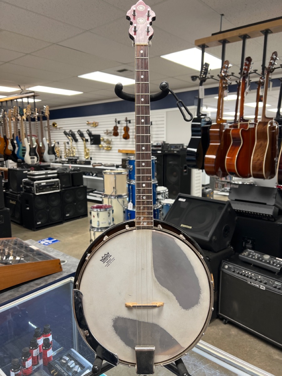 BANJO CUSTOM OLD VINTAGE TENOR BANJO W/CHIPBOARD CASE Very Good | Buya