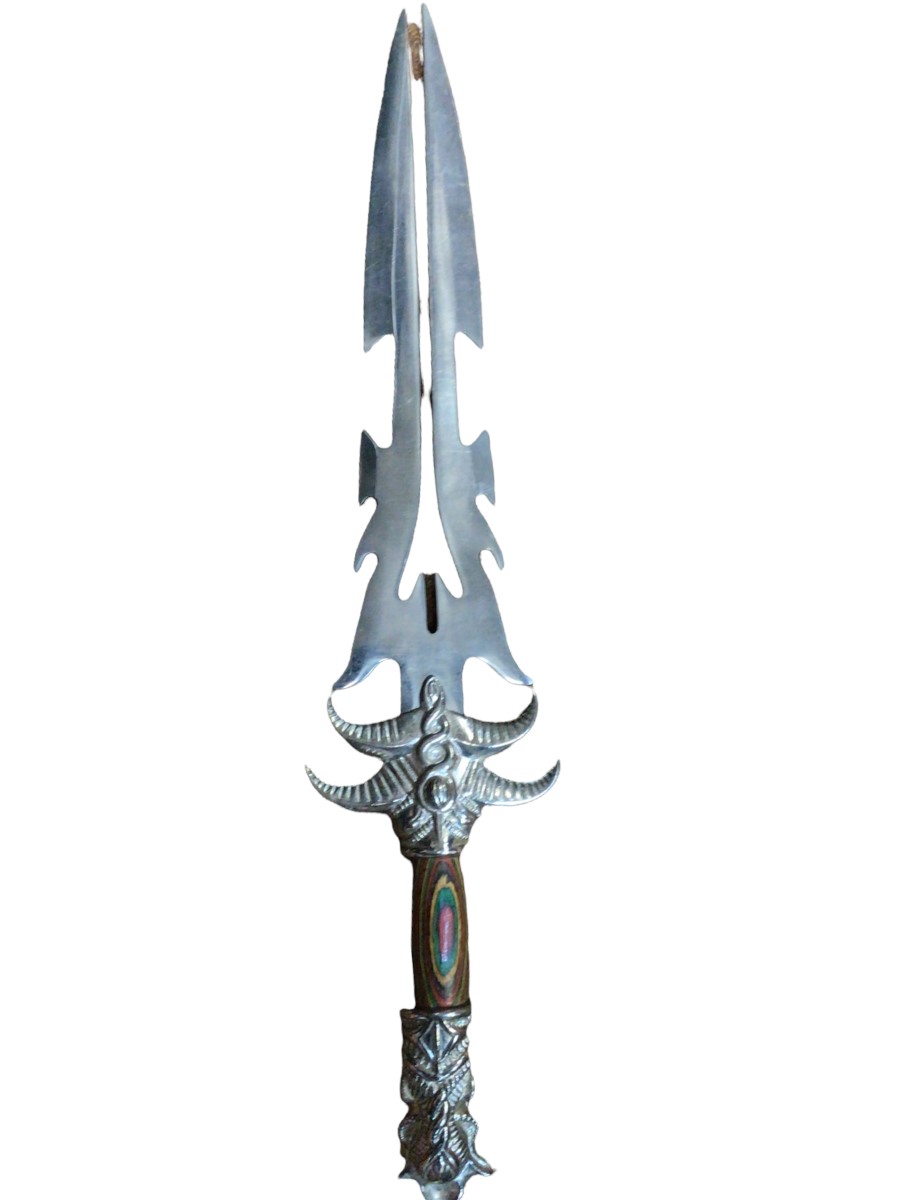BLADE OF IRIS DAGGER FANTASY MID-EVIL DOUBLE POINT FAST SHIPPING Very ...