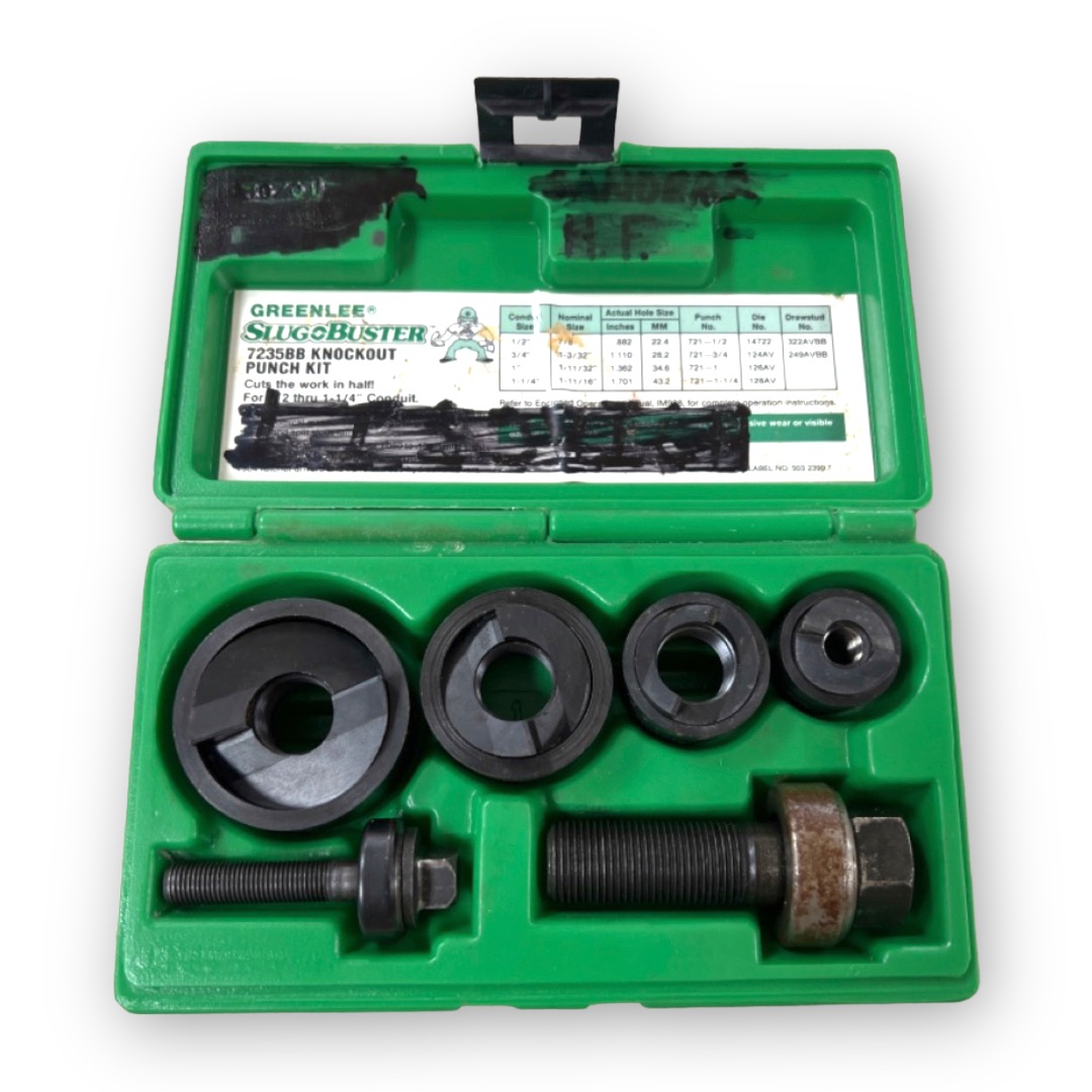 GREENLEE SLUG BUSTER 7235BB KNOCKOUT PUNCH SET Acceptable | Buya