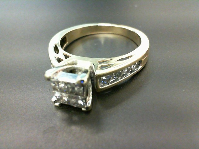 Lady's Diamond Engagement Ring 12 Diamonds .20 Carat T.W. 14K Yellow ...