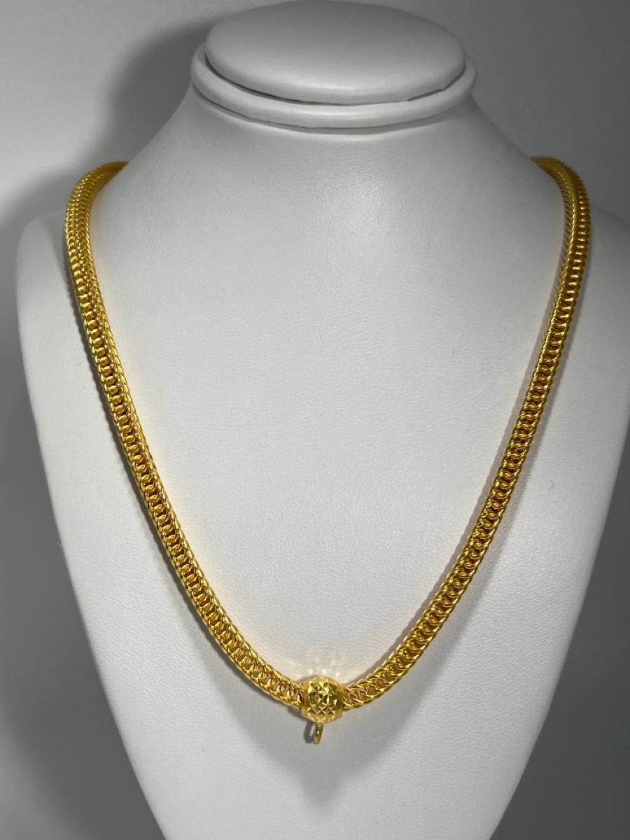 16" Gold Box Chain 22K Yellow Gold 22.6g Pre-owned | Buya