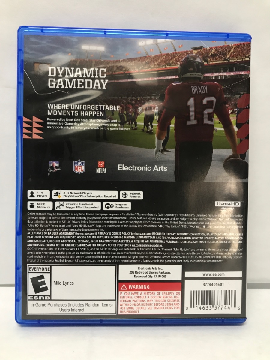 SONY PS5 GAME MADDEN 22 (ml mjv) Very Good | Buya