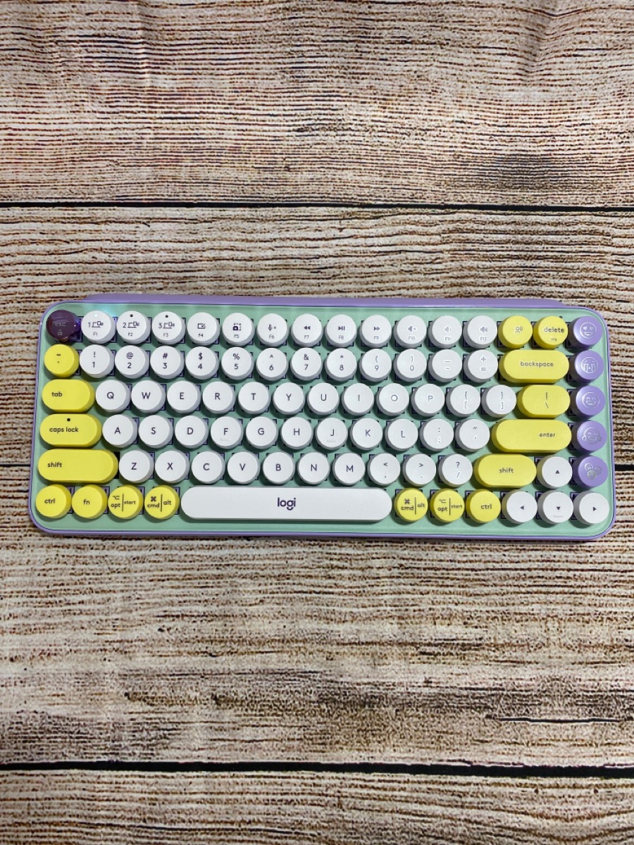 LOGITECH YR0080 POP KEYS MECHANICAL WIRELESS KEYBOARD Very Good | Buya