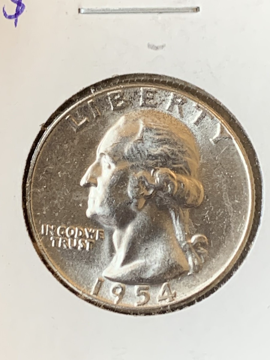 UNITED STATES 1954 QUARTER Very Good | Buya