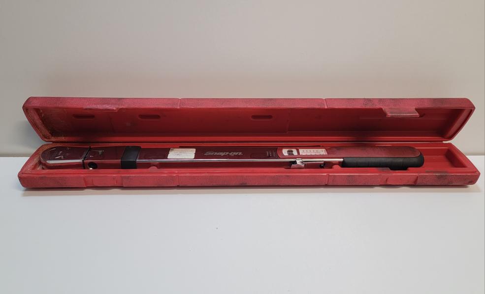 Snap-on 1/2" Drive SAE Adjustable Click-Type Fixed Head Torque Wrench ...
