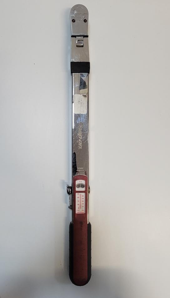 Snap-on 1/2" Drive SAE Adjustable Click-Type Fixed Head Torque Wrench ...