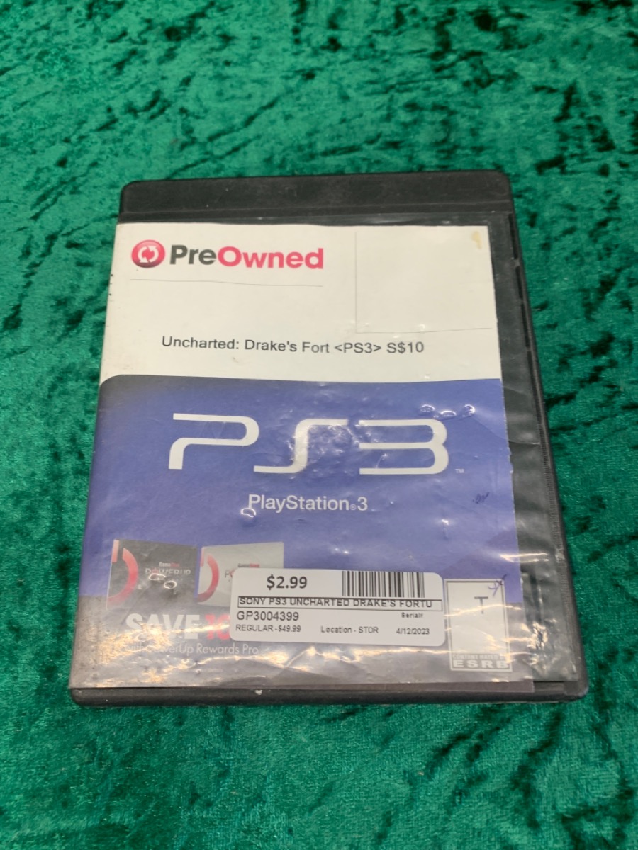 SONY UNCHARTED DRAKE'S FORTUNE GREATEST HITS Good | Buya