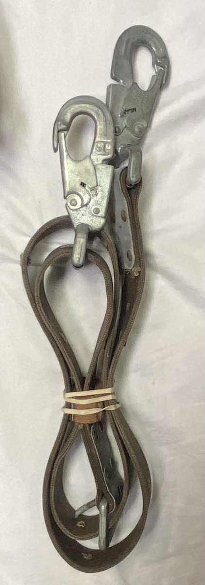 BASHLIN INDUSTRIES SIZE D23 LINEMAN CLIMBING BELT W/ ACCESSORIES Very ...