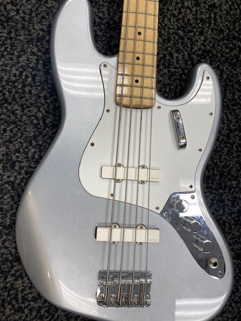 CUSTOM PARTS CASTER SILVER BASS GUITAR Acceptable | Buya