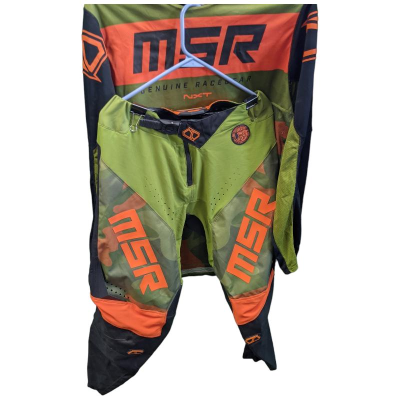 MSR NXT MOTOCORSS PANTS SZ 34 JERSEY SZ LARGE Good | Buya