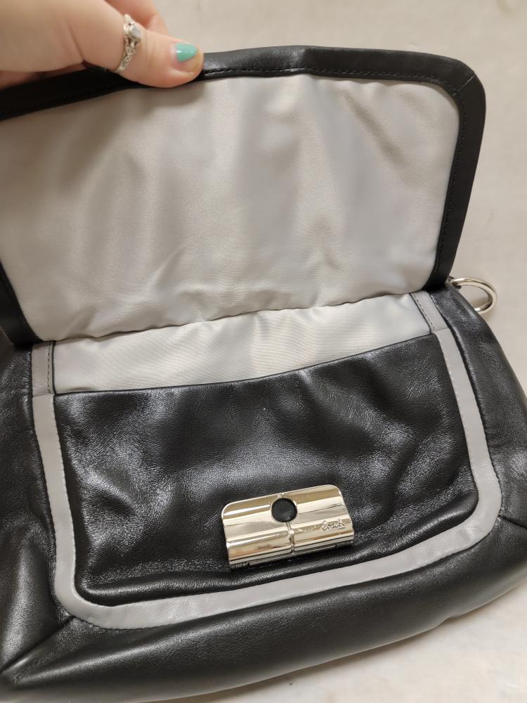 COACH KRISTIN SPECTATOR HOBO LEATHER 18303 BLACK, VERY GOOD CONDITION ...