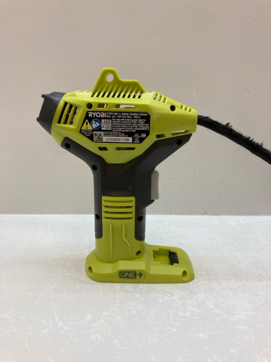 Ryobi P737D Tools 18v Compressor 150 PSI Power Inflator With 3ah ...