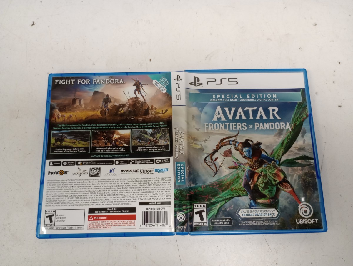 AVATAR: FRONTIERS OF PANDORA - SONY PS5 GAME & CASE Good | Pawn 1 ...