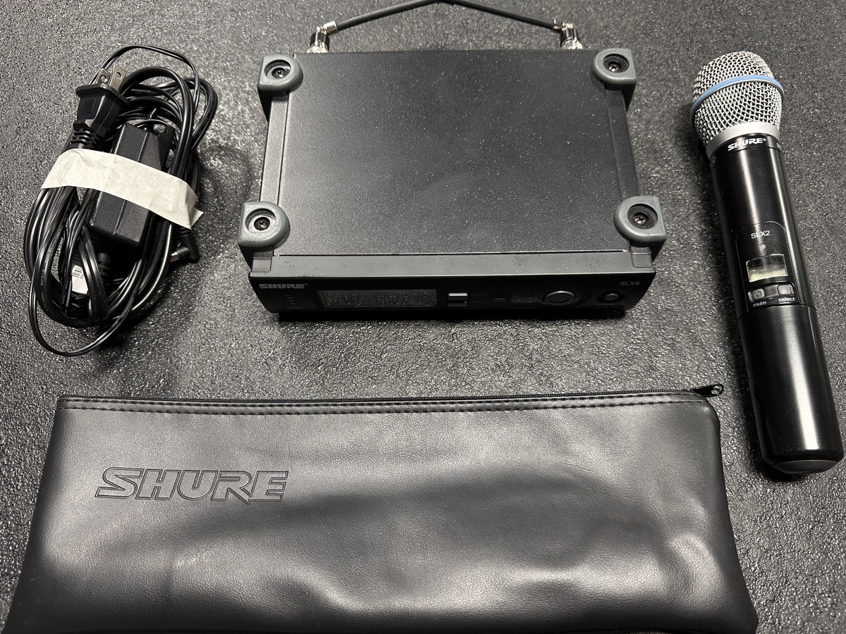 SHURE SLX4-G4+BETA87A/SLX2 WIRELESS MIC SYSTEM Good | Buya