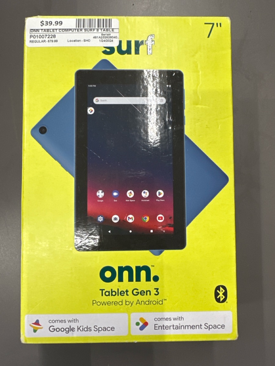 ONN SURF 8 TABLET GEN3 Brand New | HFO
