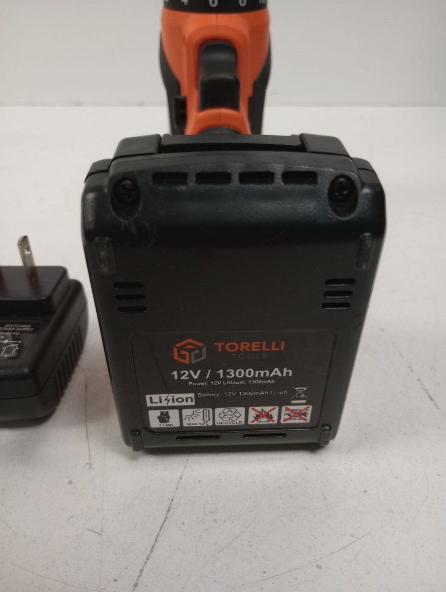 TORELLI CORDLESS DRILL 3/8" 12V COMPLETE KIT Very Good | Pawn 1 ...