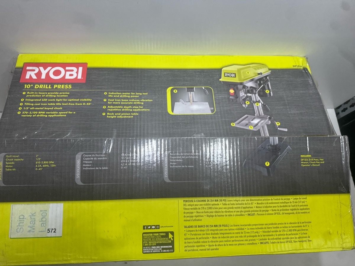 RYOBI TOOLS DP103L Good | Pawn 1 | Spokane | WA