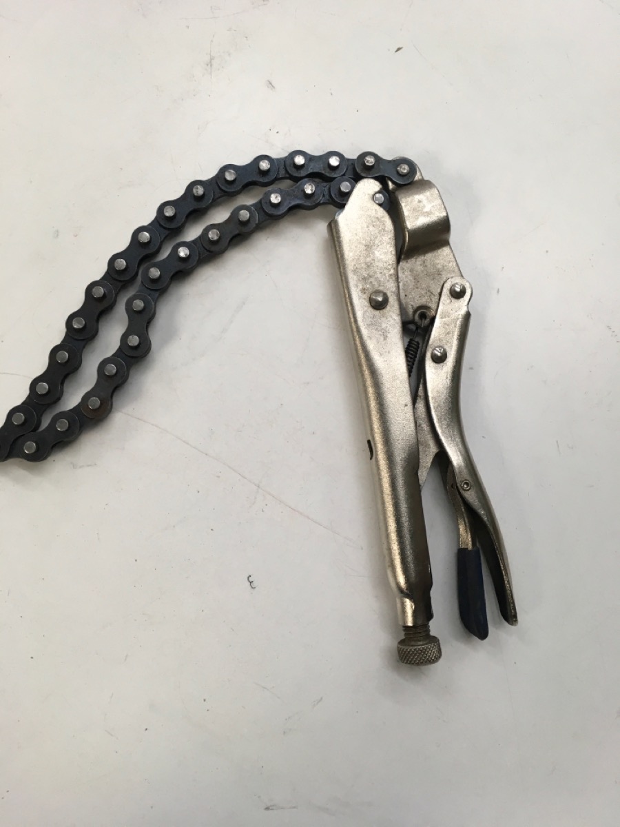 DURALAST 77-519 Adjustable Locking Chain Link Pipe Vise Pliers Good ...