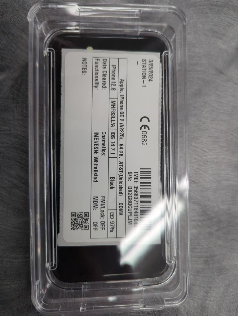 APPLE IPHONE SE 64GB SPACE GRAY MODEL: MHF83LL/A Like New | Buya