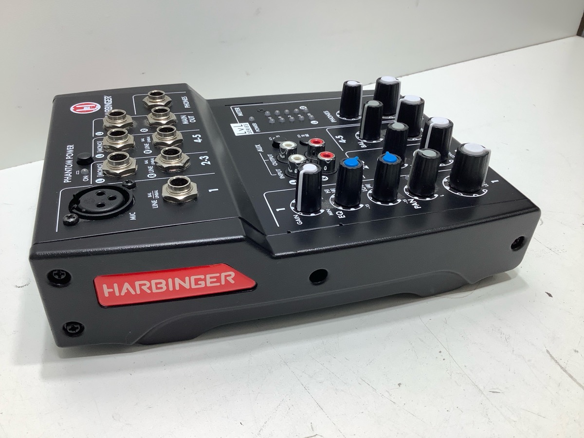 HARBINGER L502 5-CHANNEL MIXER W/ XLR MIC PREAMP (NO POWER CABLE!) [NO ...