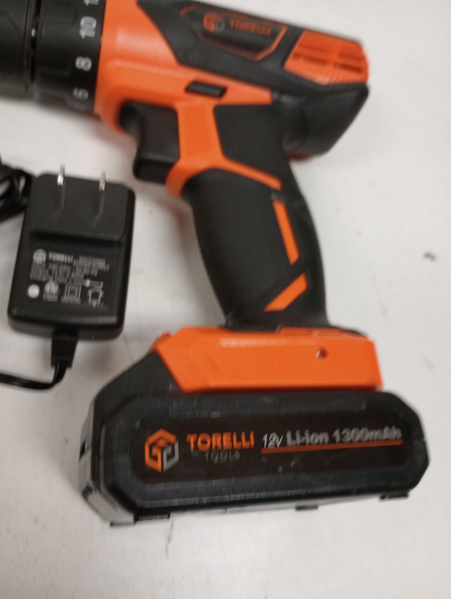 TORELLI CORDLESS DRILL 3/8" 12V COMPLETE KIT Very Good | Pawn 1 ...