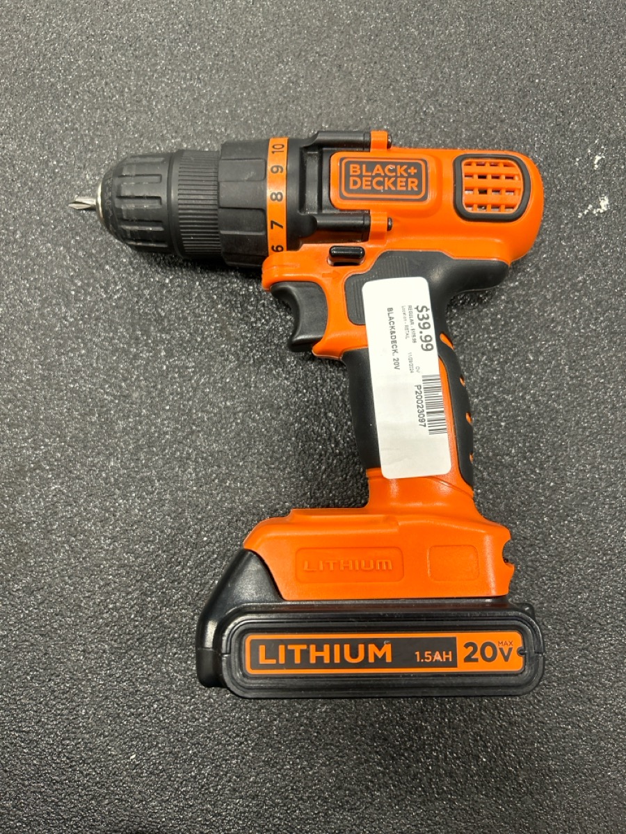 BLACK & DECKER MATRIX 20V DRILL Good | Pawn 1 | Spokane | WA