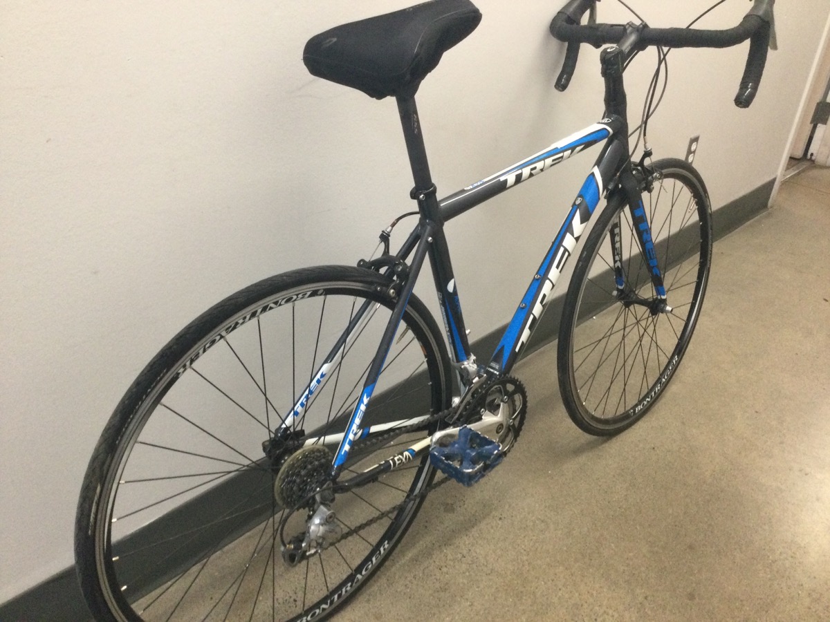 Trek Alpha Aluminum 100 Series Racing Road Bike, 1.1, 58cm, Bontrager ...