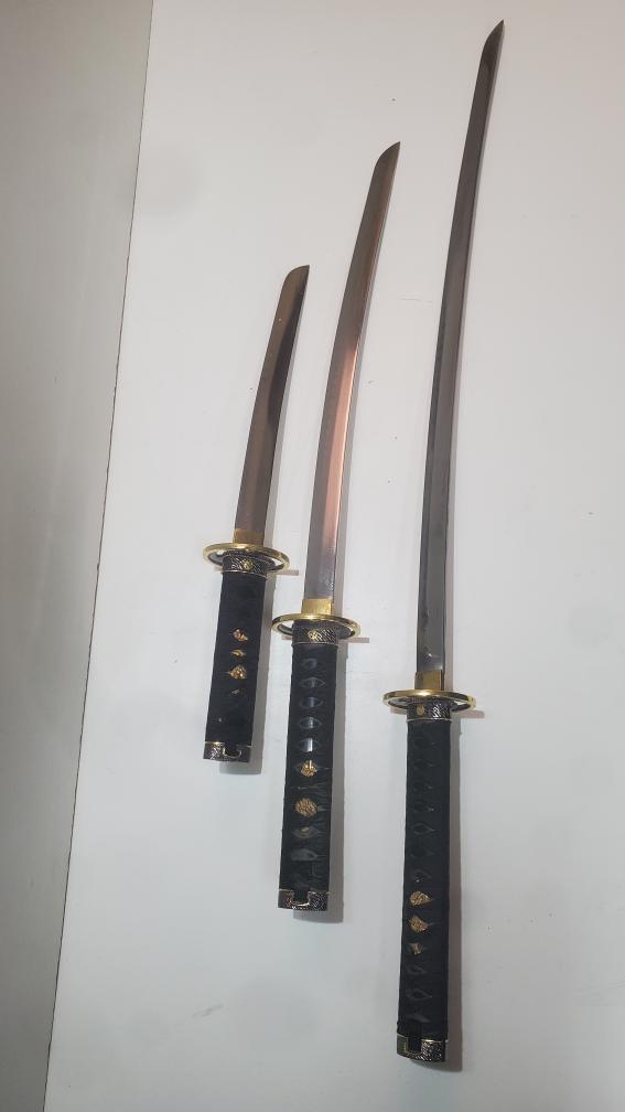 CHINA 3 PIECE SAMURAI SWORD SET Good | Pawn 1 | Spokane | WA