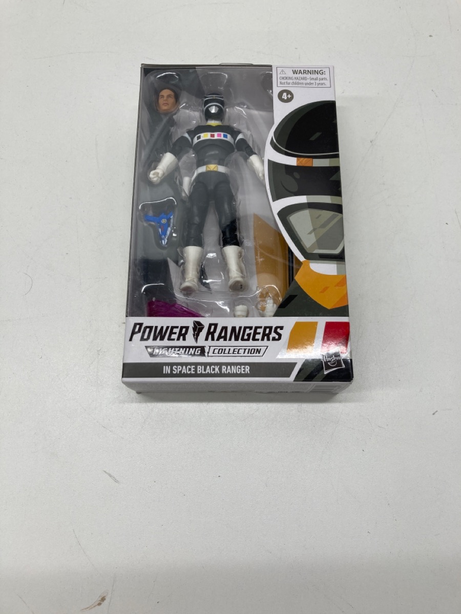 POWER RANGERS SPACE BLACK RANGER LIGHTNING COLLECTION Brand New | Pawn ...