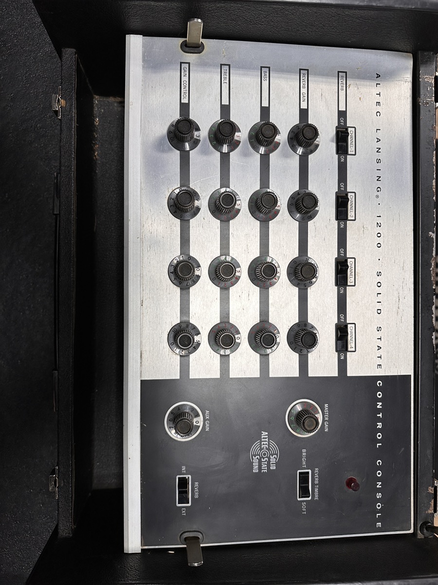 ALTEC LANSING MIXER 1200 SPRING REVERB SOLID STATE MIXER Good | Pawn 1 ...