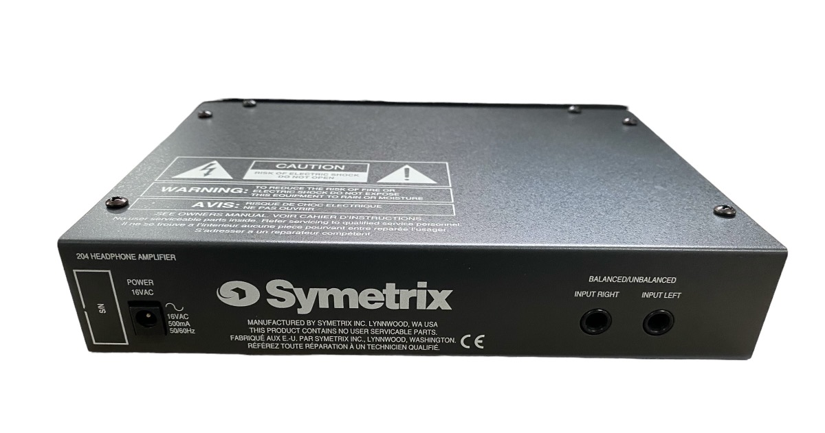 Symetrix SX204, 4-channel Stereo Headphones Amplifier Good | CashCo ...